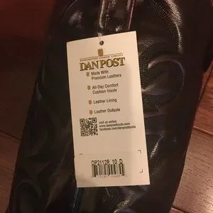 Dan Post | Shoes | Dan Post Cherry Mignon Leather Black Boots Dp212r ...